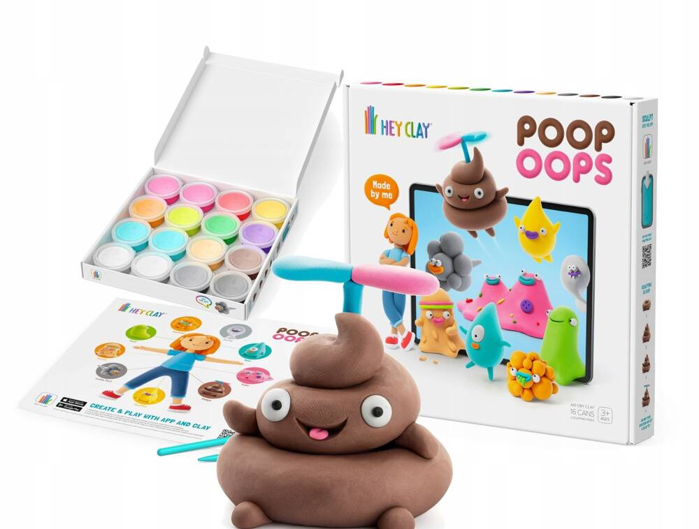 HEY CLAY MASA PLASTYCZNA POOP OOPS 02297 - Niska cena! | Fitom.pl