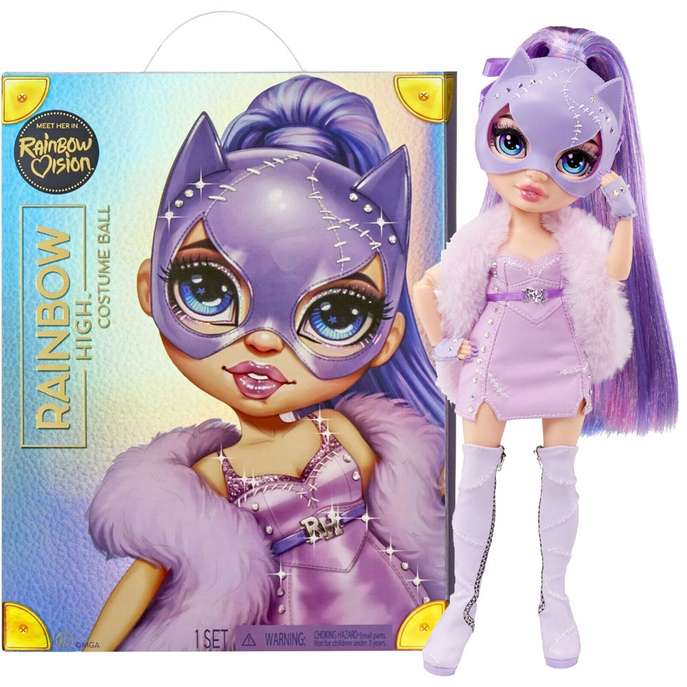 MGA RAINBOW HIGH BAL KOSTIUMOWY LALKA VIOLET WILLOW - Niska cena! | Fitom.pl